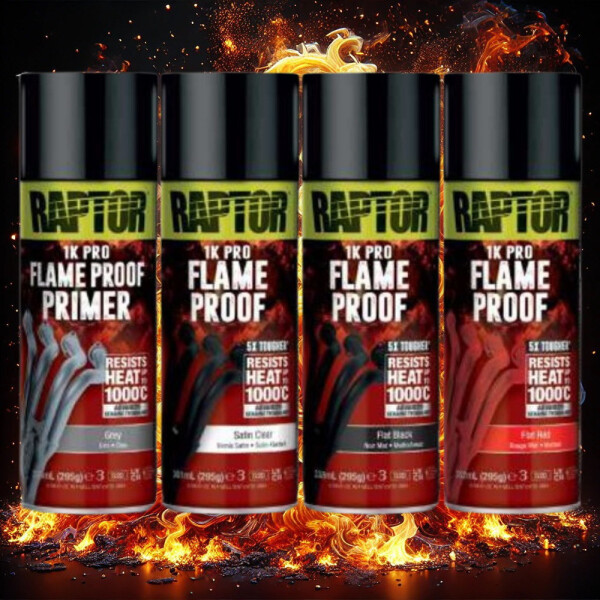 Raptor Lacke & Spraydosen. RAL Farben / Farbpalette